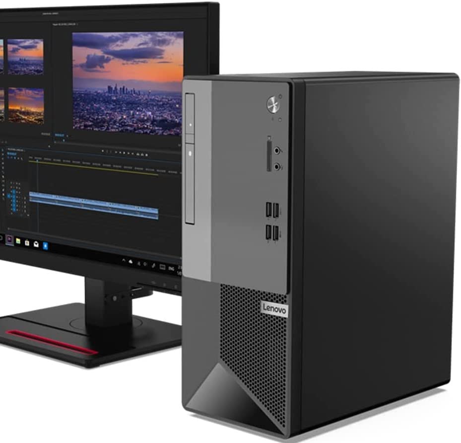 lenovo V50t Tower Gen2 Computer, i9-11900K, 64GB RAM, 2TB NVMe SSD, USB C, DVDRW, HDMI, VGA, Bluetooth, AC WiFi, Windows 11 Pro, Black