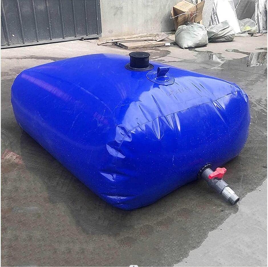 Large-Capacity Foldable Water Container Water Storage Bladder Collapsible Water Bladder Tanks Soft Drought-Resistant Water Bag Drought-Resistant and fire-Fighting Agricultural use Water Tank(240L)