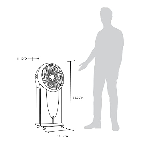 Newair Evaporative Air Cooler and Portable Cooling Fan in Silver, Honeycomb Pad Cooling, 470 CFM, 1.45 Gallon Removable Water Tank, Remote Control and Timer, Cost Saving Cooling for Dry Climates