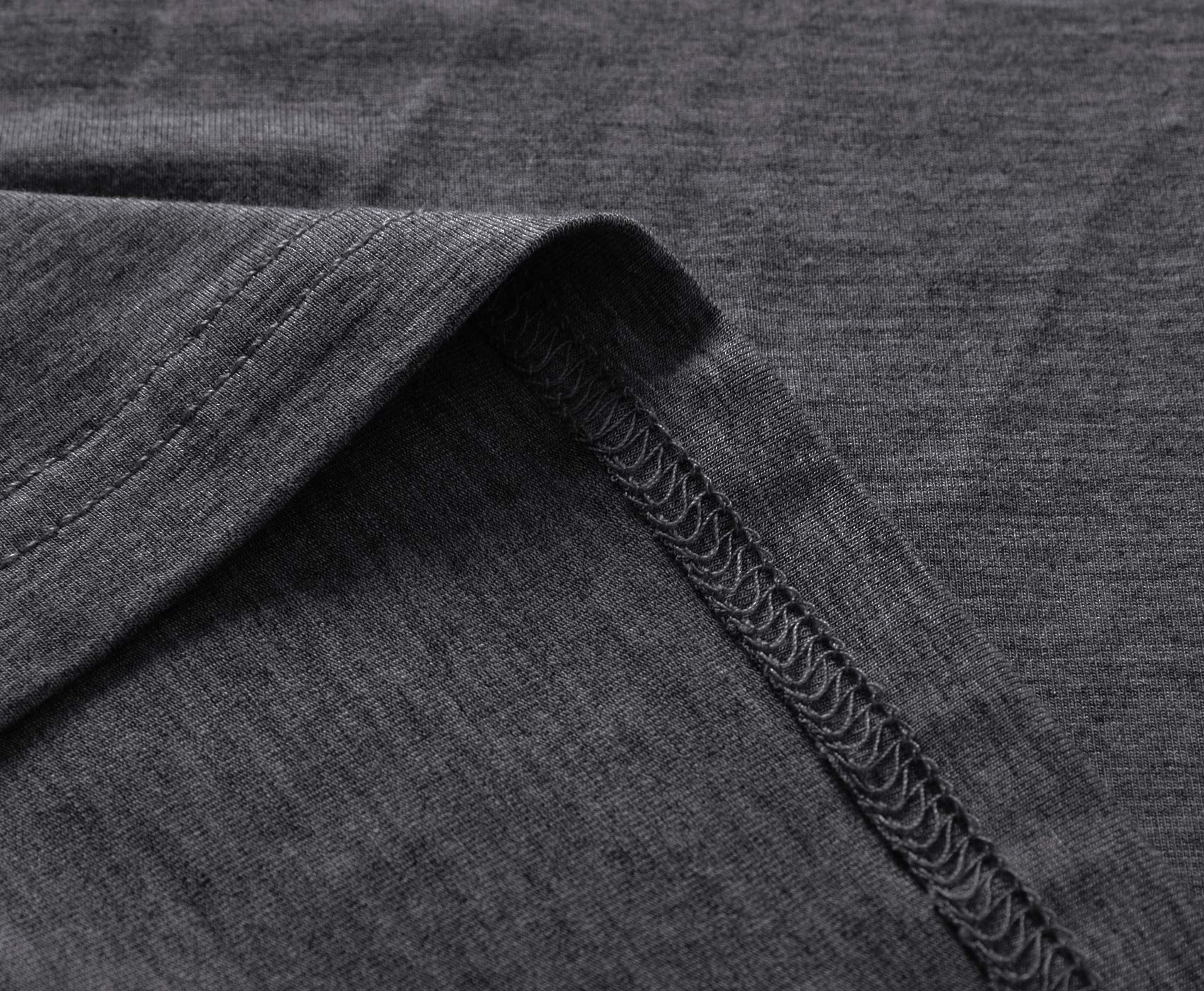 Latuza Women's Summer Pleated Tank Top Capris Pajamas Set 4X DarkGray