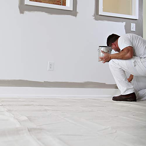 Trimaco SuperTuff 10 oz thick Heavyweight Canvas Drop Cloth, 4-feet x 5-feet