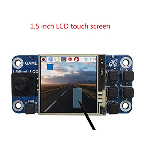 Yuisle 1.54in LCD Display Screen Board 240X240Pixels Console Expansion Module for 4B/3B+/3B/Zero2W Mini Game Console Expansion Module