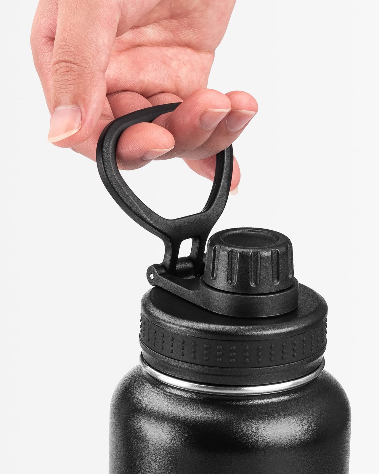 koodee Spout Replacement Lid Fit for Hydro Flask Wide Mouth Water Bottle, Replacement Lid for 12 oz-64 oz Water Bottles, BPA Free