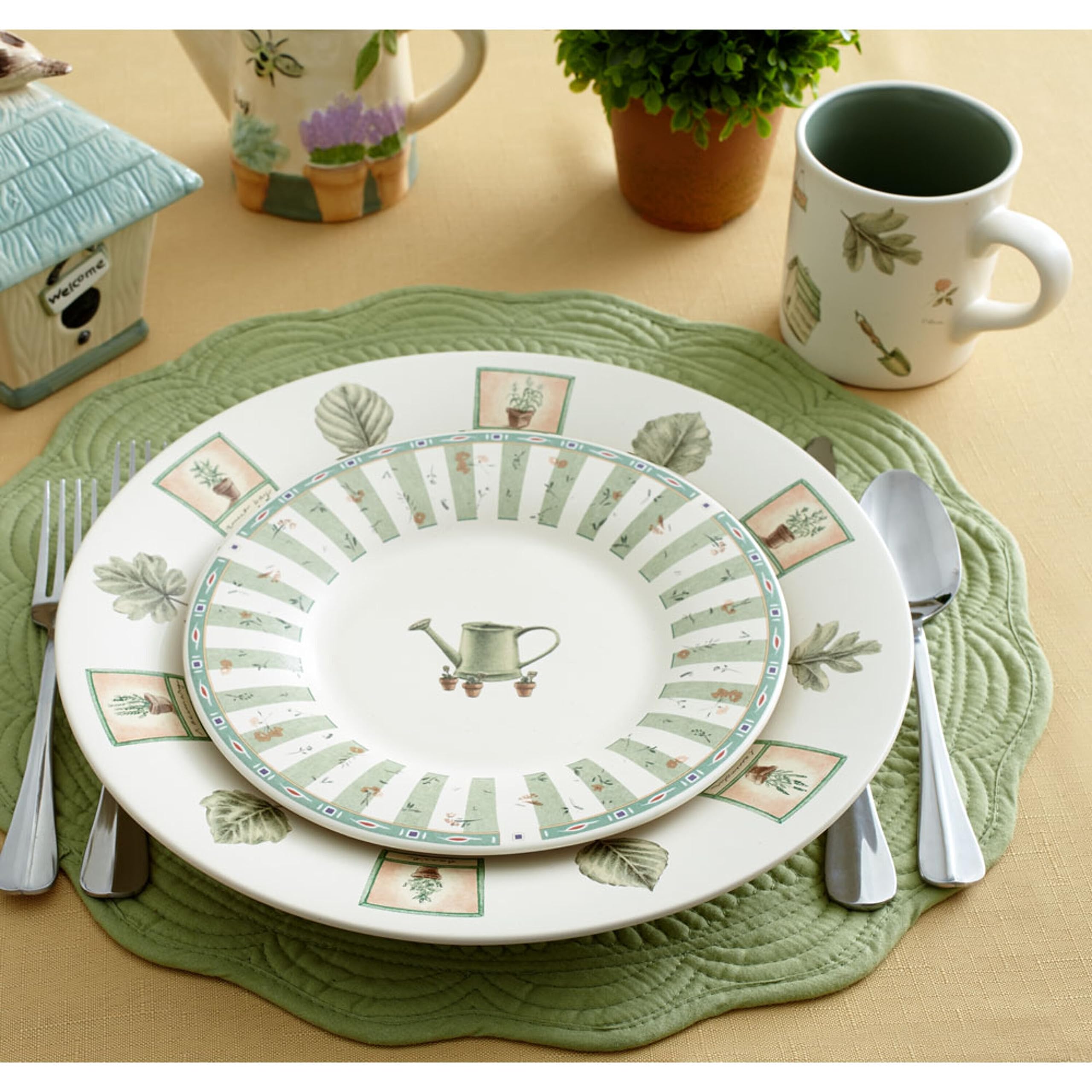 Pfaltzgraff Naturewood 16-Piece Stoneware Dinnerware Set (Service for 4)