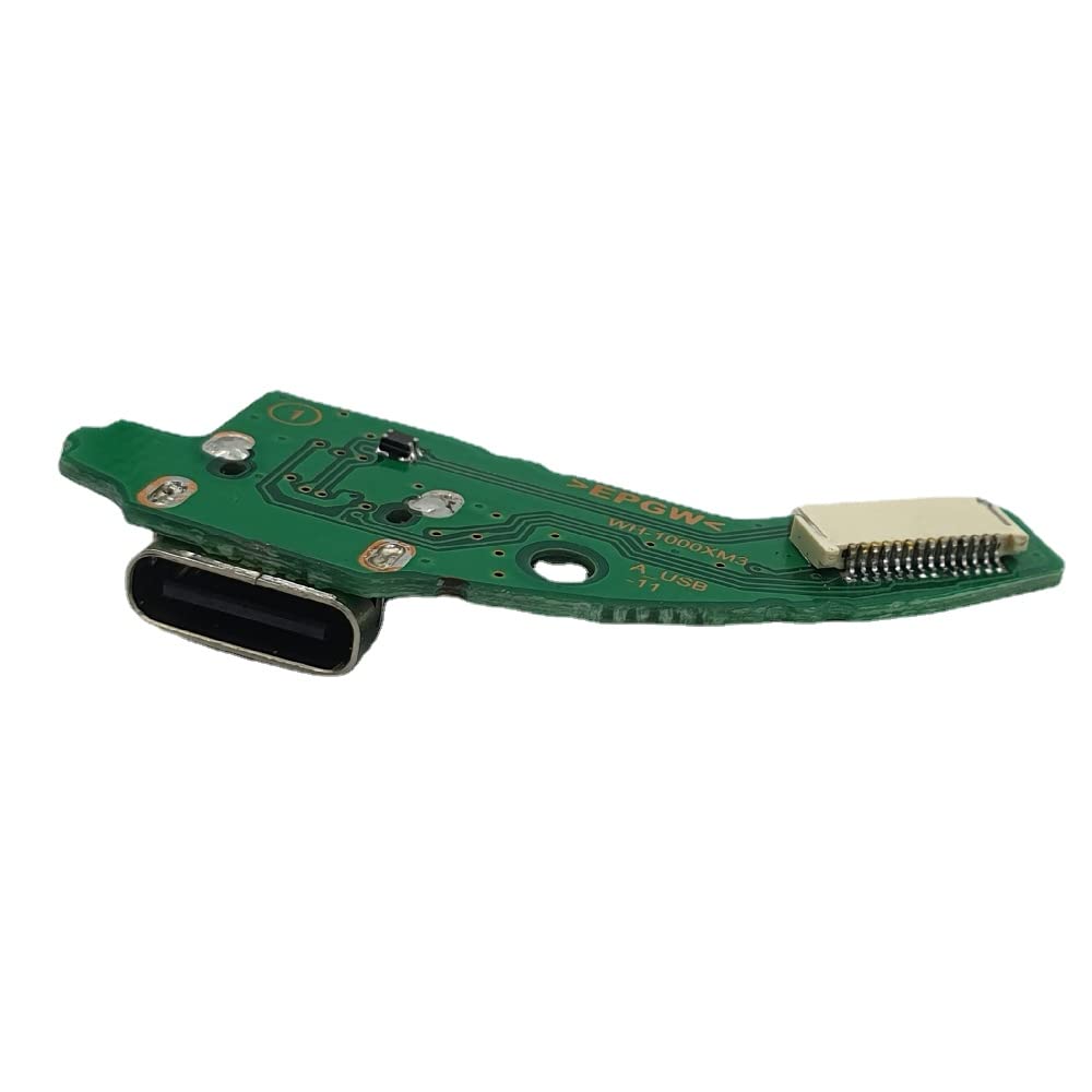 KUBOJSDLZ USB Charging Port Replacement for Sony WH-1000XM3 Wireless Bluetooth Noise Canceling Over-Ear Headphones Charging Port Board Repair Kit