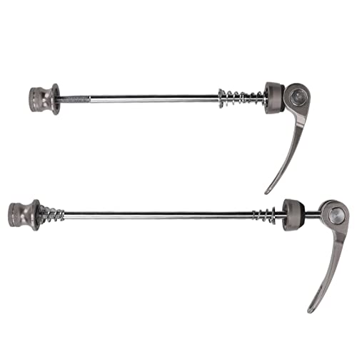 Quick Release Bicycle Skewer Set, Durable Detachable Bike Wheels and Accessories Resistance for Road Bike Mountain Bike()