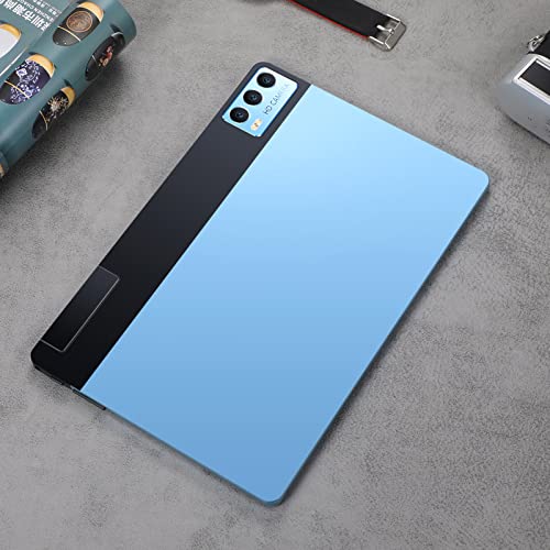 Yunseity 10 Inch IPS HD Tablet, 4G 5G WiFi Calling Tablet, 4GB RAM 256GB ROM PC Tablet, MT6735 8 Core CPU, Dual Stereo Speakers, Great for Gaming Reading Learning (Blue)