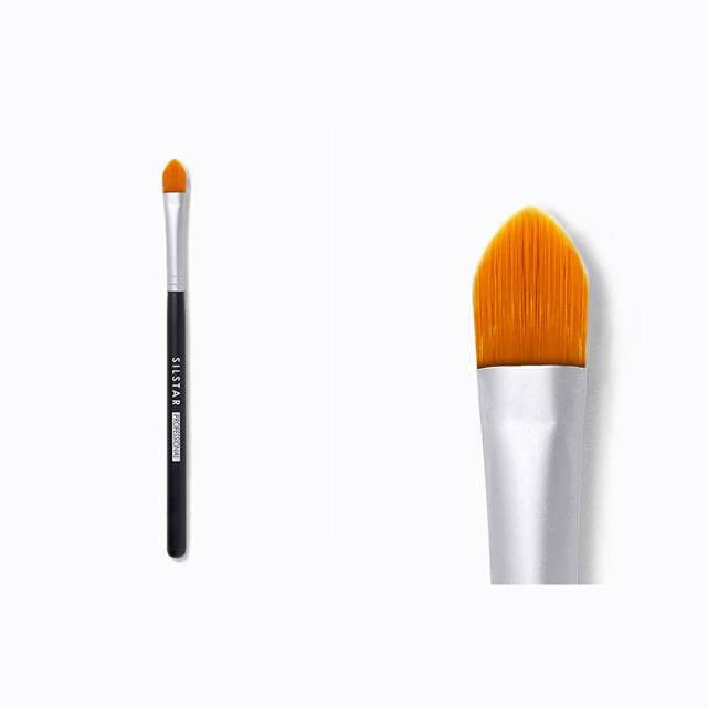 SILSTAR PROFESSIONAL PRECISION CONCEALER BRUSH SPB022, CRUELTY-FREE SYNTHETIC HAIR FACE BRUSH FOR FLAWLESS MAKEUP APPLICATION WITH NATURAL BIRCH WOODEN HANDLE MADE IN KOREA…