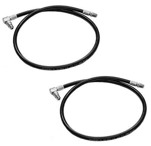 Professional Parts Warehouse Aftermarket (2) Meyer 1/4" x 45" w/Swivels Angling Hydraulic Hoses 21856