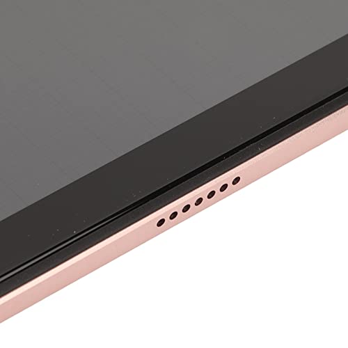 VINGVO Tablet PC, 100-240V 6G RAM 256G ROM 5G WiFi Dual Band 10 Inch Tablet for Travel (Gold)
