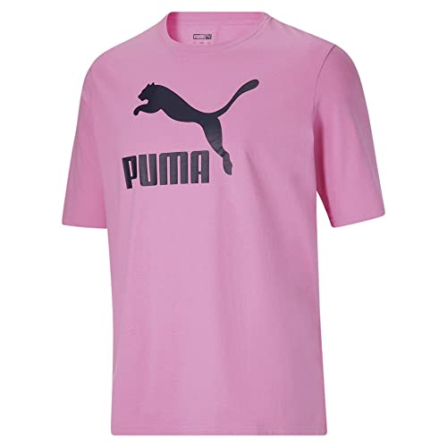 PUMA Mens Logo Crew Neck Short Sleeve Bt Athletic Casual Tops - Purple - Size XXXL