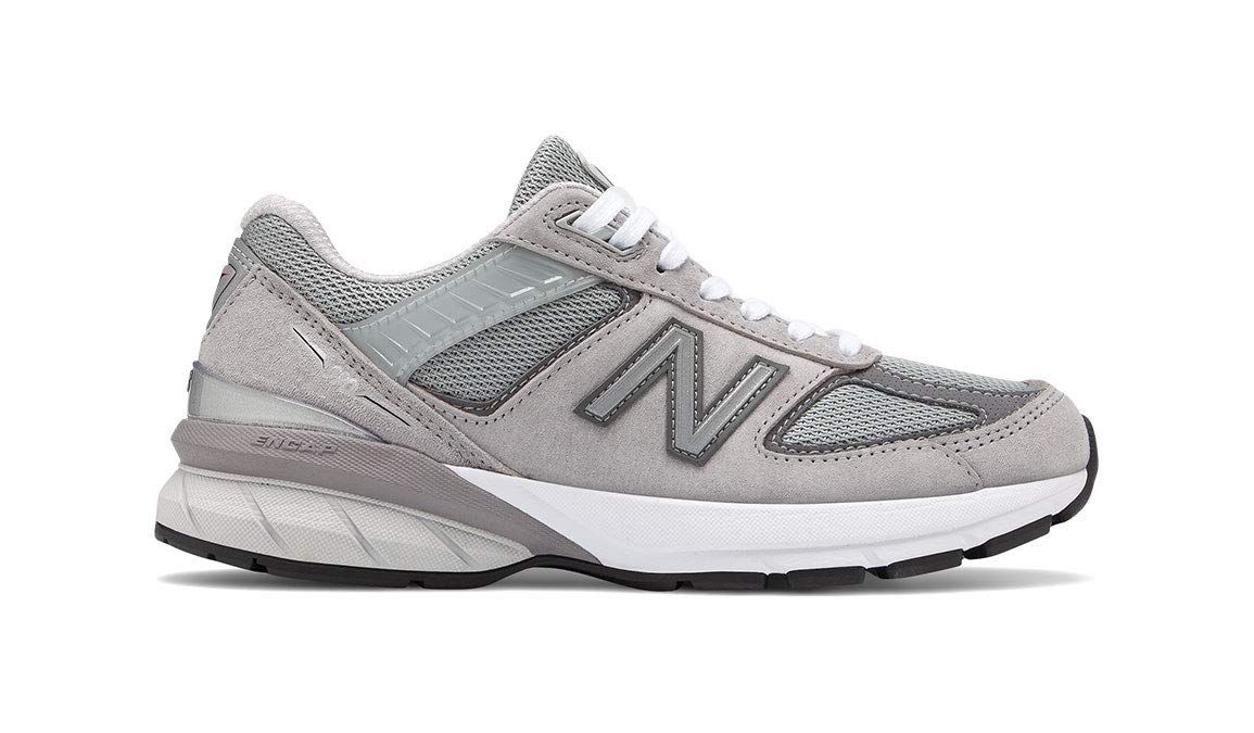 New Balance Women's Made in US 990 V5 Sneaker, Grey/Castlerock, 10