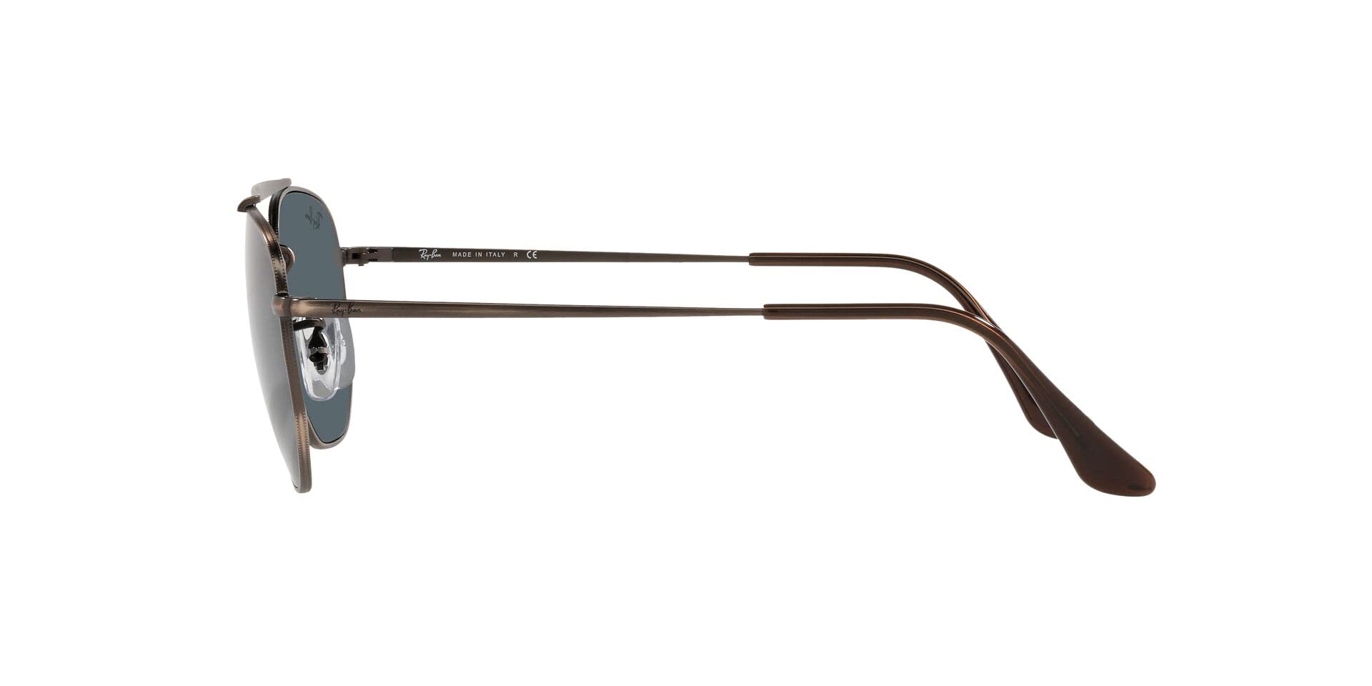Ray-Ban RB3648 The Marshal Square Sunglasses, Gold/Bottle Green, 54 mm