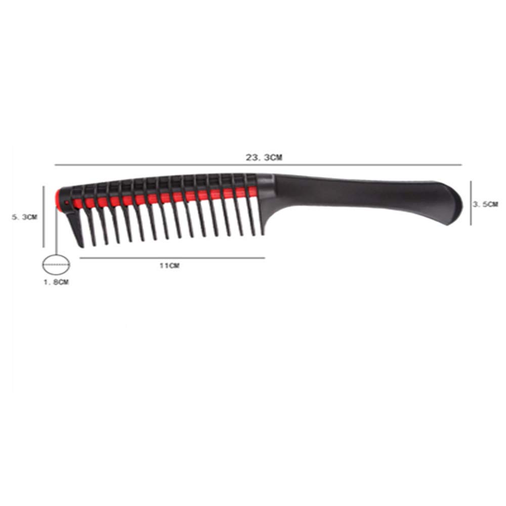 KAISIDA Professional Anti Splicing Detangling Roller Comb, Integrated Roller Hair Comb,Professional Hair Dyeing Comb, Hair Daily Care Comb