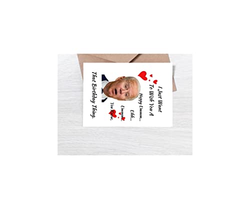 Very Funny "Joe Biden" Inspired Birthday Card For Everyone, Card With Envelope, Joe Biden Happy Birthday