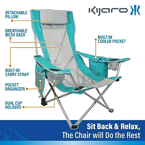 Kijaro Sling Beach Coast Chair, Ionian Turquoise