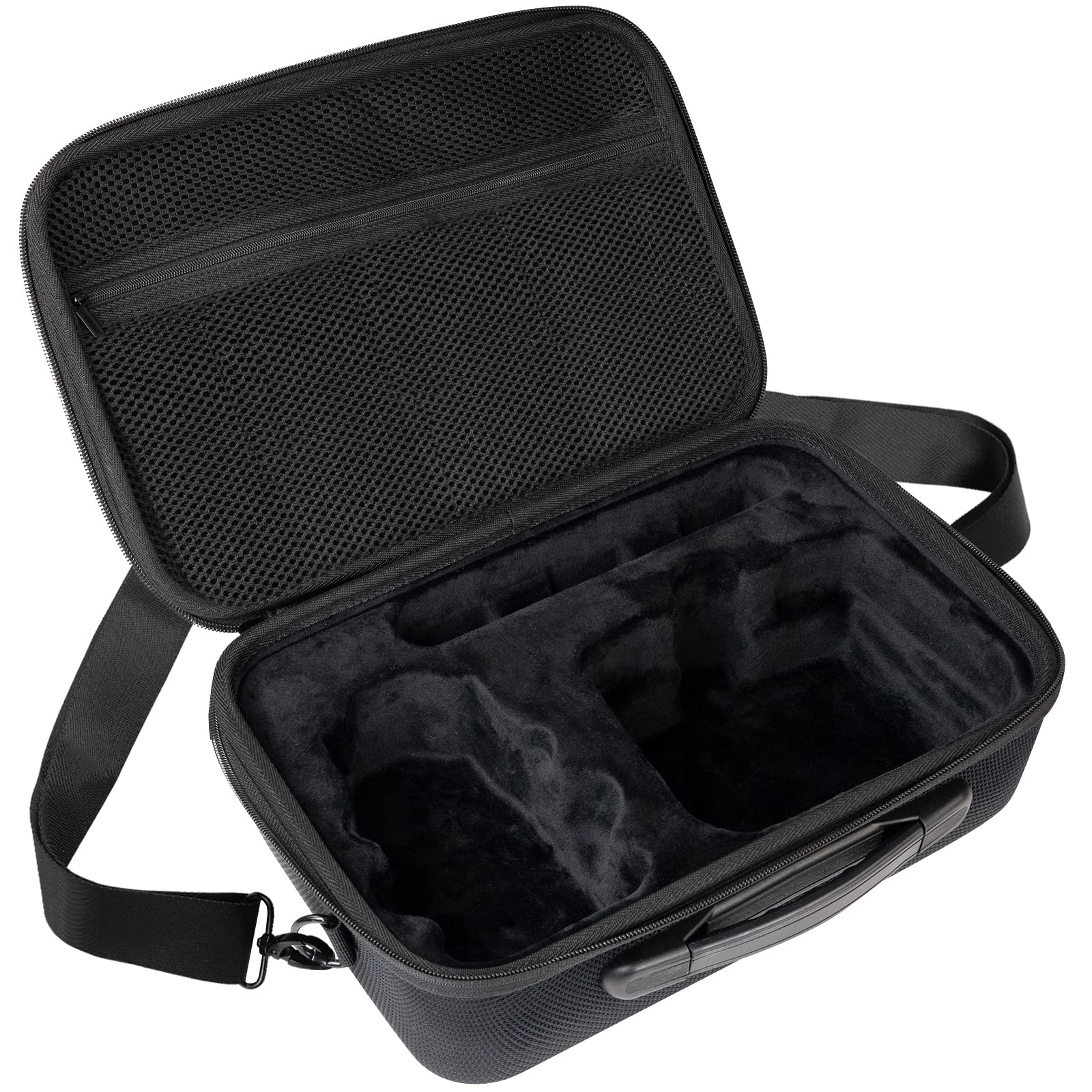 ProCase Hard Carrying Case for DJI Mini 3 Pro/DJI Mini 3 Pro (DJI RC) and Accessories, Portable Shockproof Travel Storage Bag with Shoulder Strap -Black
