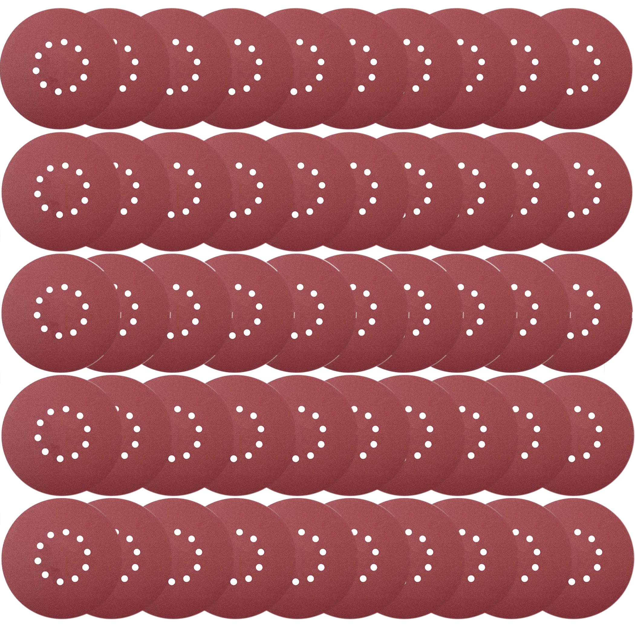 Sackorange 100 PCS 9 Inch 10 Hole Hook and Loop Sanding Discs Set - 60 80 120 150 240 Grits Aluminum Oxide Sander Paper for 9" Drywall Sander Wood Furniture Finishing