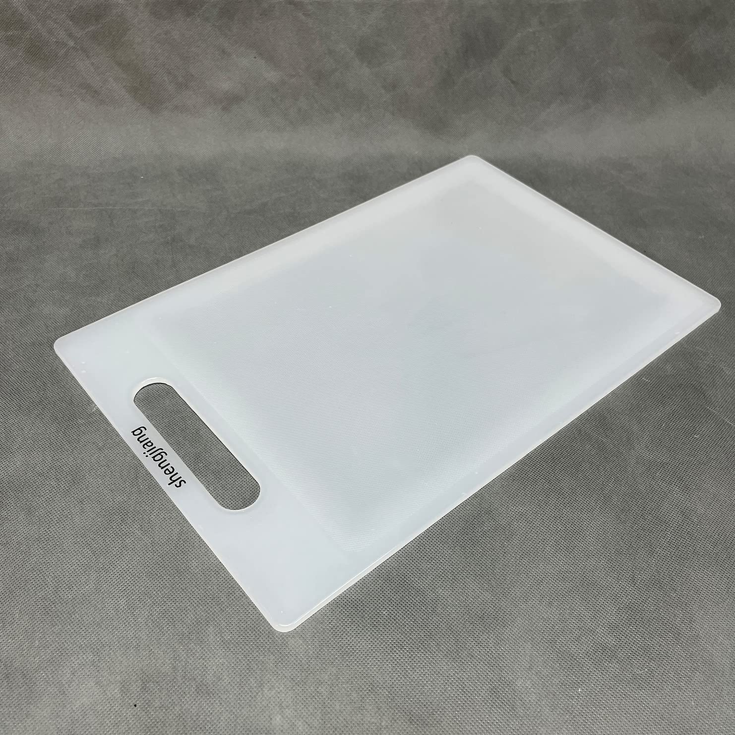 shengjiang Chopping boards for kitchen use, Food Safe PP Material, BPA Free, Dishwasher Safe, Thick Chopping Board, Large Size, Easy Grip Handle, for Kitchen (White)