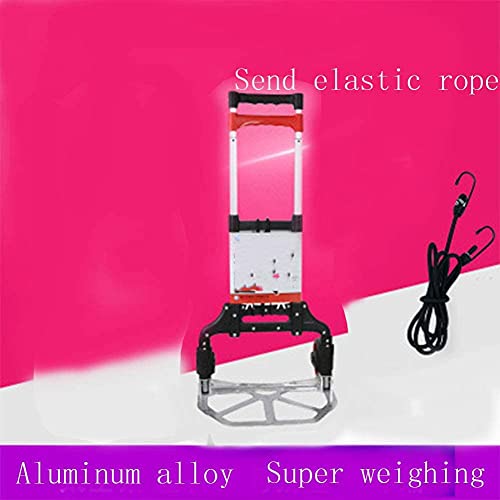 WDBBY Mini Folding Shopping Pull Cart Portable Trolley Bag Wheels Luggage Reusable Shopping Bag Vegetables Pull with Folding Cart