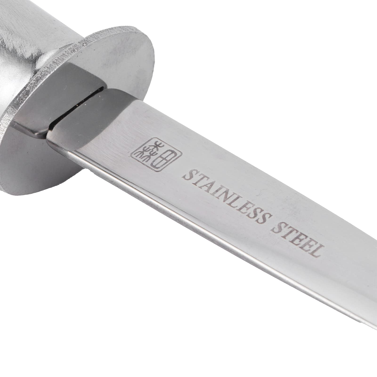 Vakitar Stainless Steel Oyster Knife with Long Handle Large Labor‑saving Oyster Shucking Knife for Seafood Oysters, Feasts, Shells
