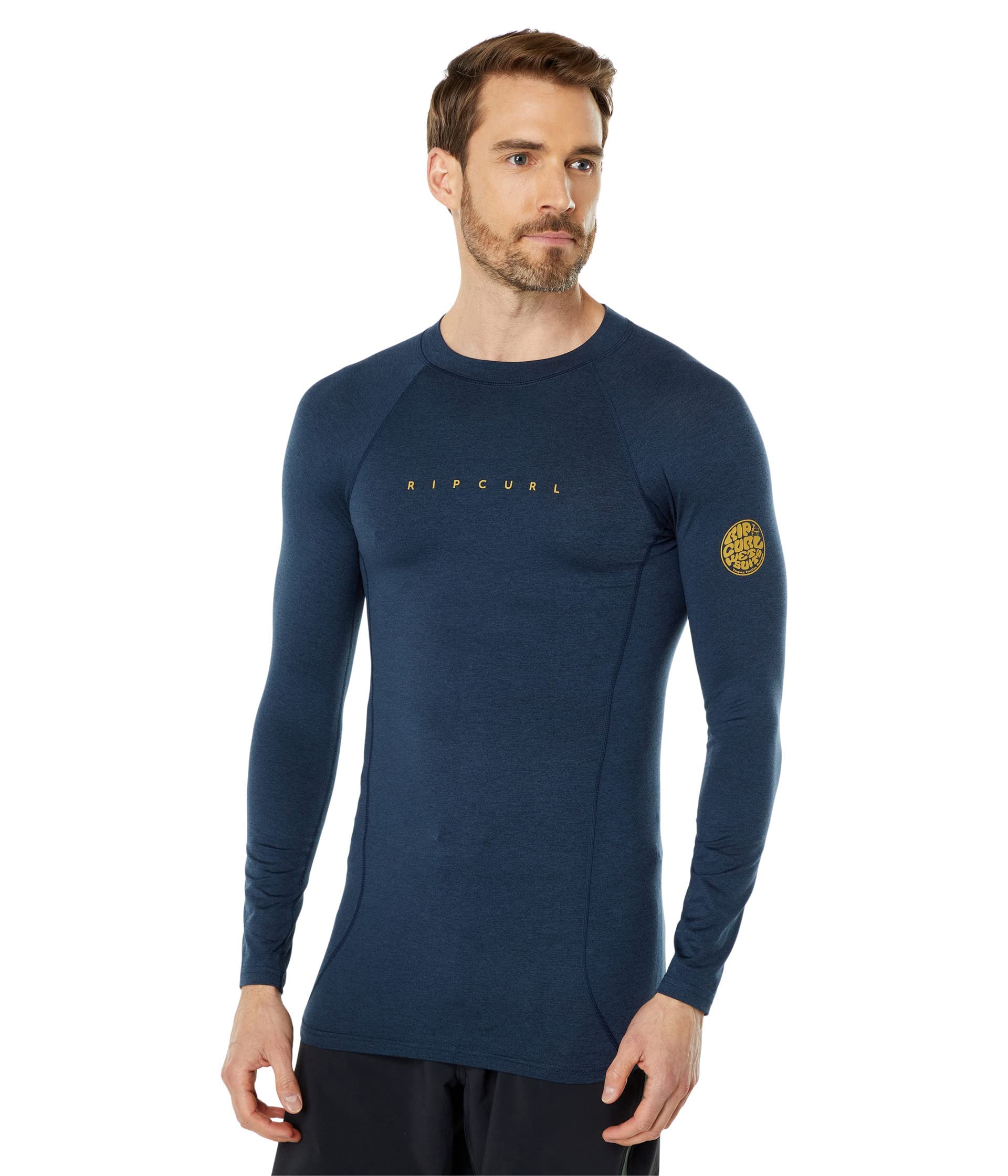 Rip Curl Dawn Patrol Performance Long Sleeve UV Tee Navy Marle 2XL