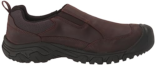 KEEN Men's Targhee 3 Slip On Shoes, Dark Earth/Mulch, 13