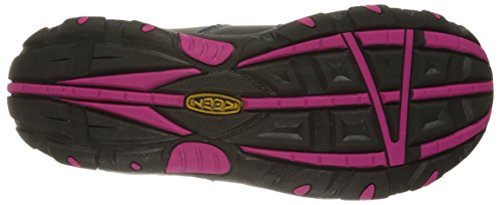 KEEN Oakridge Low WP Hiking Shoe (Little Kid/Big Kid), Magnet/Very Berry, 6 M US Big Kid