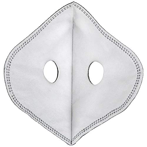 Klein Tools 60442 Face Mask, Reusable with Replaceable Filter, Washable Fabric Anti Pollution Shield Mask, Adjustable Nose Clip