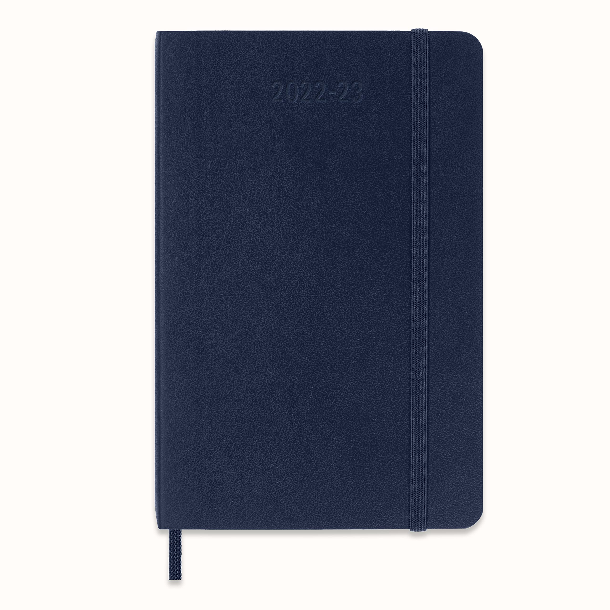 Moleskine Classic 18 Month 2022-2023 Weekly Planner, Soft Cover, Pocket (3.5" x 5.5"), Sapphire Blue