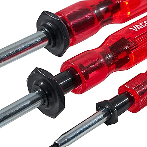 Klein Tools SK234 Slotted Screw-Holding Screwdriver Set, 3/16-Inch, 1/4-Inch and 5/16-Inch Slotted Tips