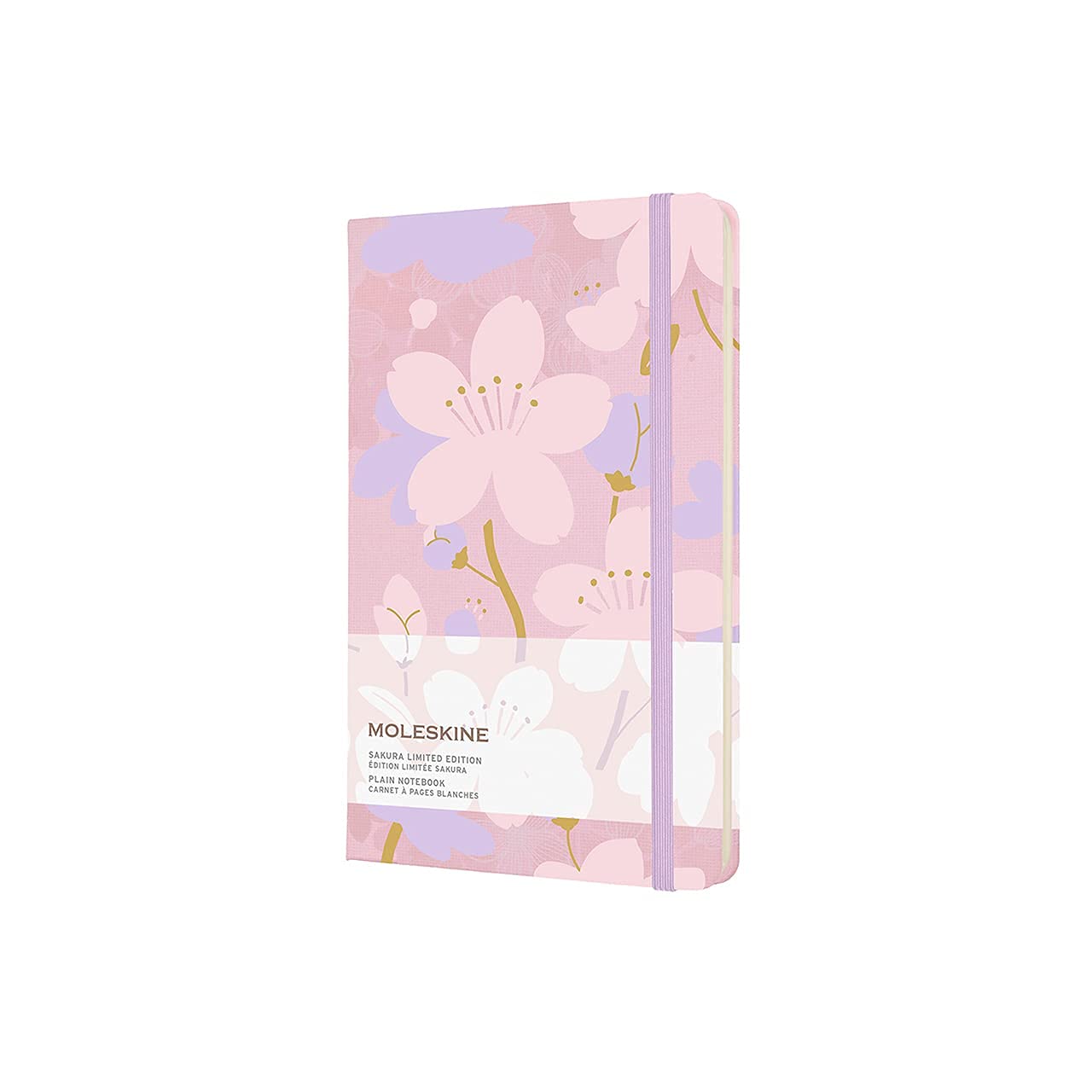 Moleskine Limited Edition Sakura Notebook, Hard Cover, Large (5" x 8.25"), Plain/Blank, Graphic 2, 240 Pages