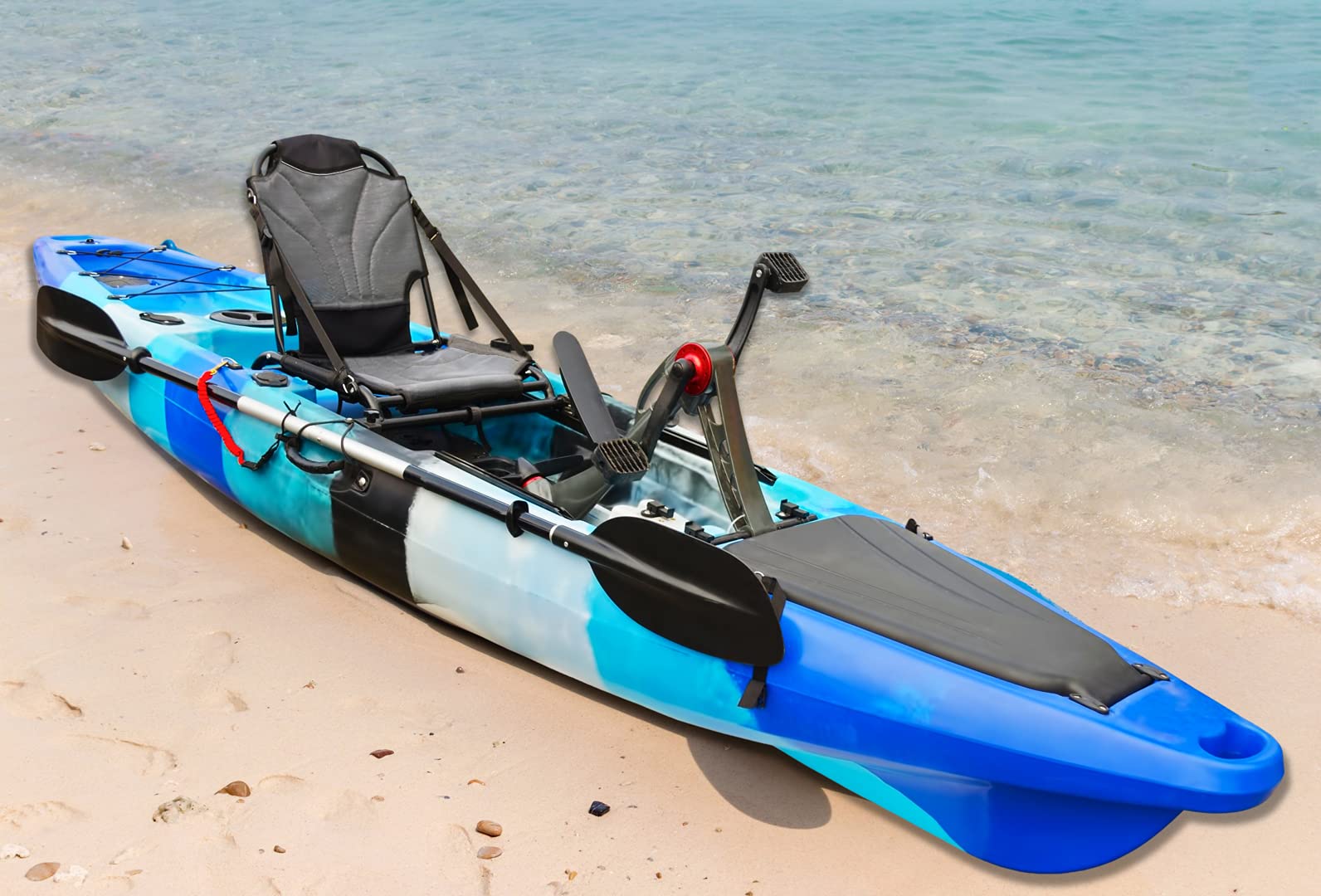Pactrade Marine Adjustable Straps Black Gray Textilene Mesh Fabric Upright Deluxe Lightweight Kayak Seat Foldable Canoe Cushion Aluminum Frame Sit On Top Fishing Canoeing Boating Kayaking Rafting