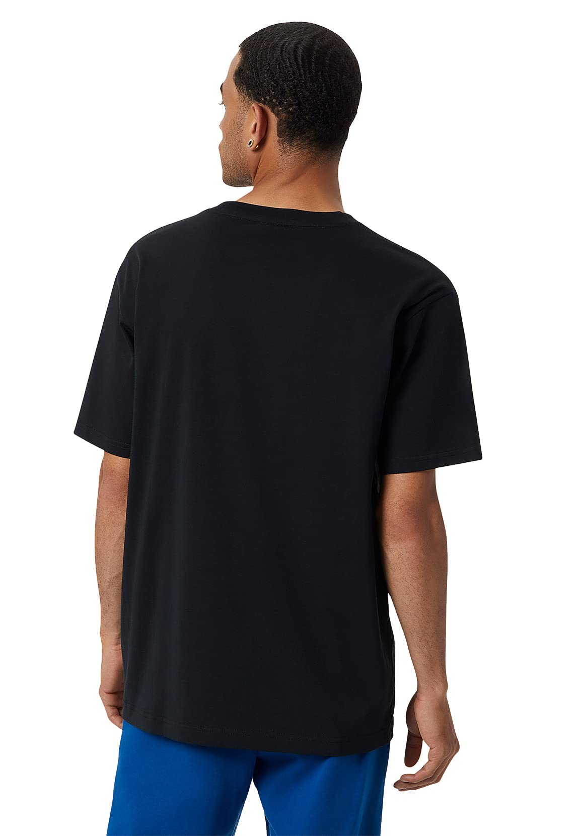 New Balance Men's NB Essentials Celebrate Split Logo Tee, Black, Large