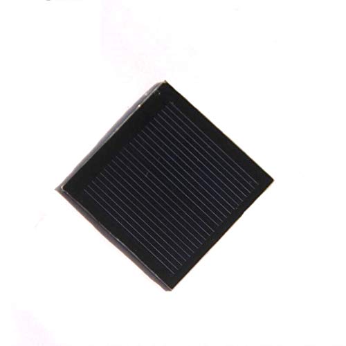 NUZAMAS Set of 8 Pieces 1V 200ma 40x40mm Micro Mini Solar Panel Cells, Wired, for Solar Power Energy, DIY Home, Garden Light, Science Projects - Toys - Battery Charger