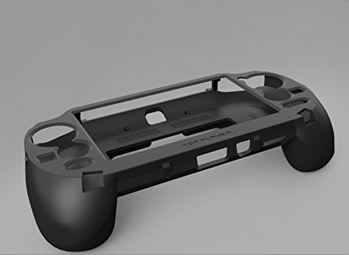 L3 R3 Matte Hand Grip Handle Joypad Stand Case with L2 R2 Trigger Grips Handel Holder Button For PS Vita PSV 1000 (Black)