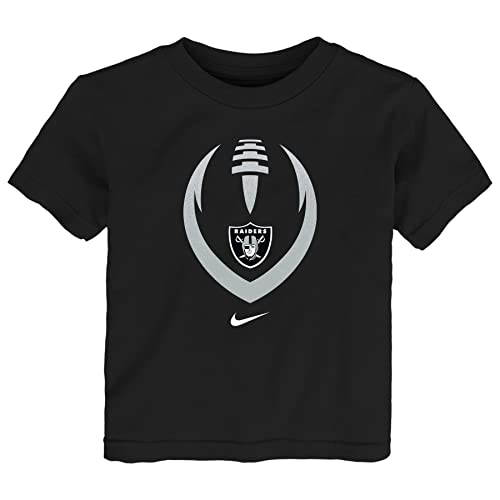 Outerstuff NFL Toddlers (2T-4T) Icon Short Sleeve T-Shirt, Las Vegas Raiders, 3T