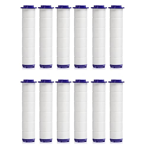 Shower Filter for Handheld Shower Head, Set of 12 Replacement Filters for Hard Water Remove Chlorine and Harmful Substances