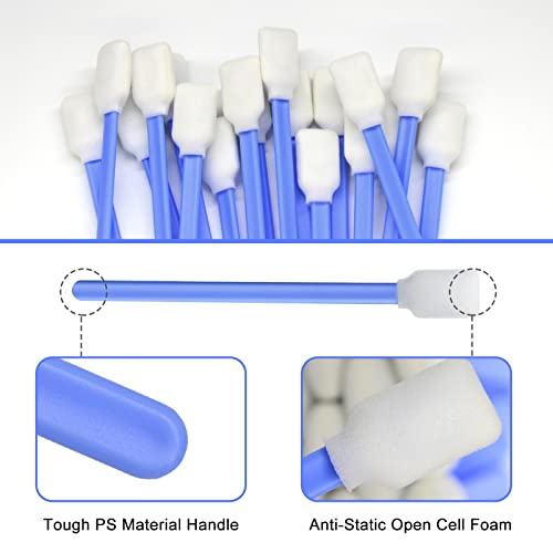 Wellgler's Tape Head Cleaning Swabs,50 lint Free Foam swabs per Pack