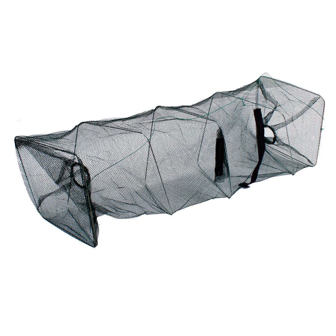 Qtqgoitem 39" Length Dark Green Crawfish Foldable Fishing Tools Fish Keep Net (model: 1a7 7ef 413 73e 2ab)