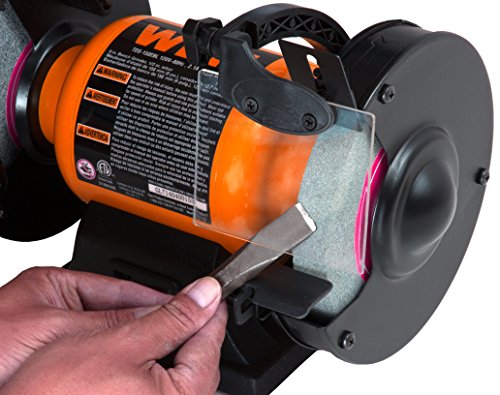 WEN 4276 2.1-Amp 6-Inch Bench Grinder with Flexible Work Light