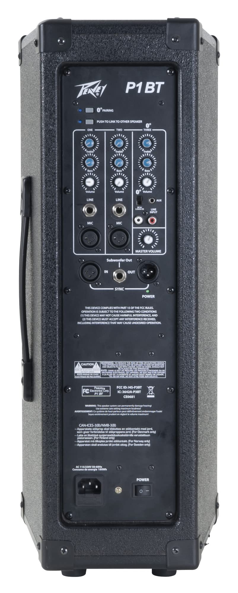 Peavey P1 BT™ All-in-One Portable PA System
