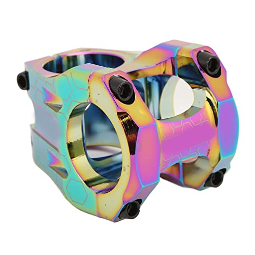 Raguso Short Handle Stem, Short Handlebar Stem Hollow CNC Cutting High Strength for Road Bike