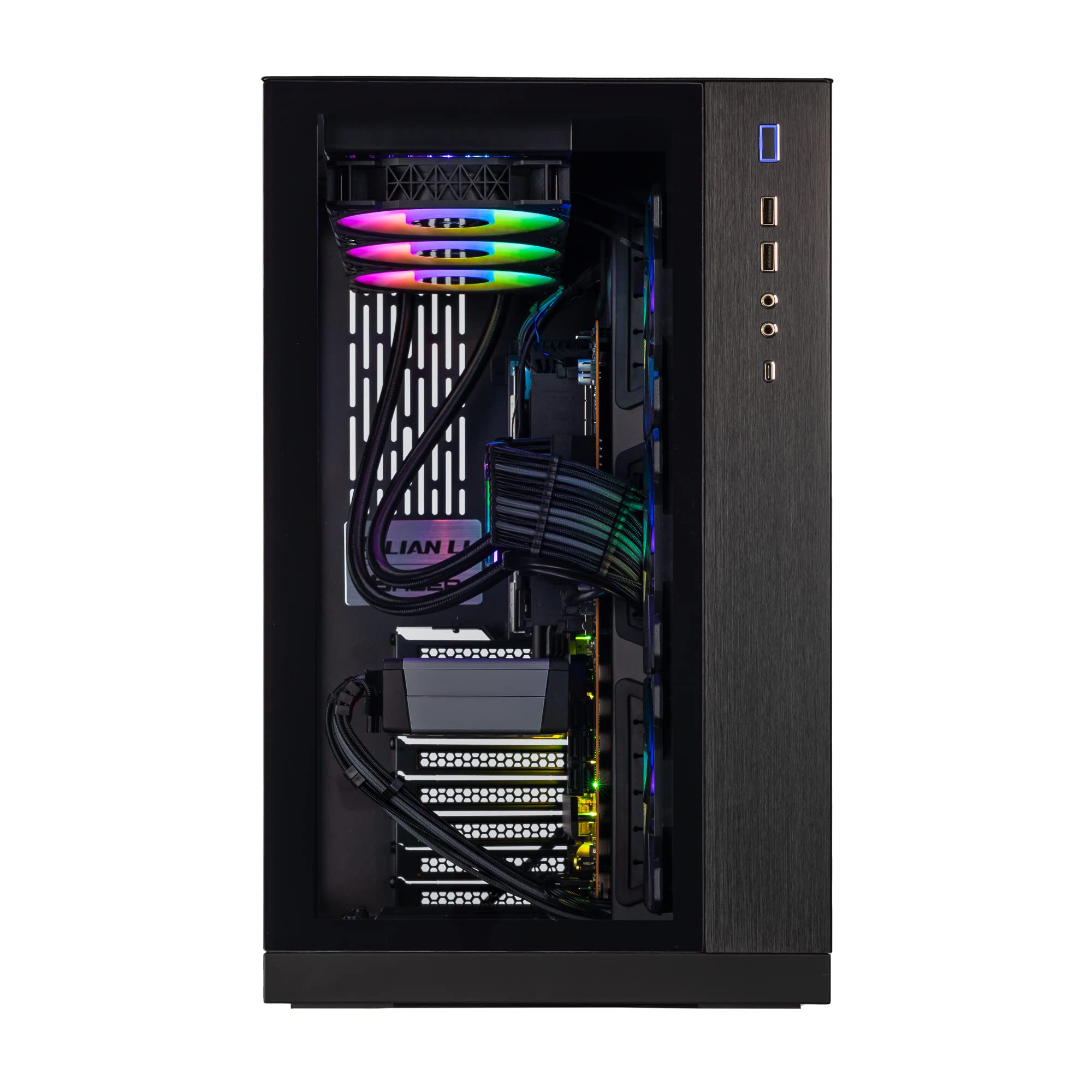 Velztorm Septex Custom Built Gaming Desktop PC (AMD Ryzen 7 7700X 8-Core, GeForce RTX 4070 Ti 12GB, 64GB DDR5 4800MHz RAM, 1TB PCIe SSD + 2TB HDD (3.5), WiFi, USB 3.2, HDMI, Bluetooth, Win 10 Pro)