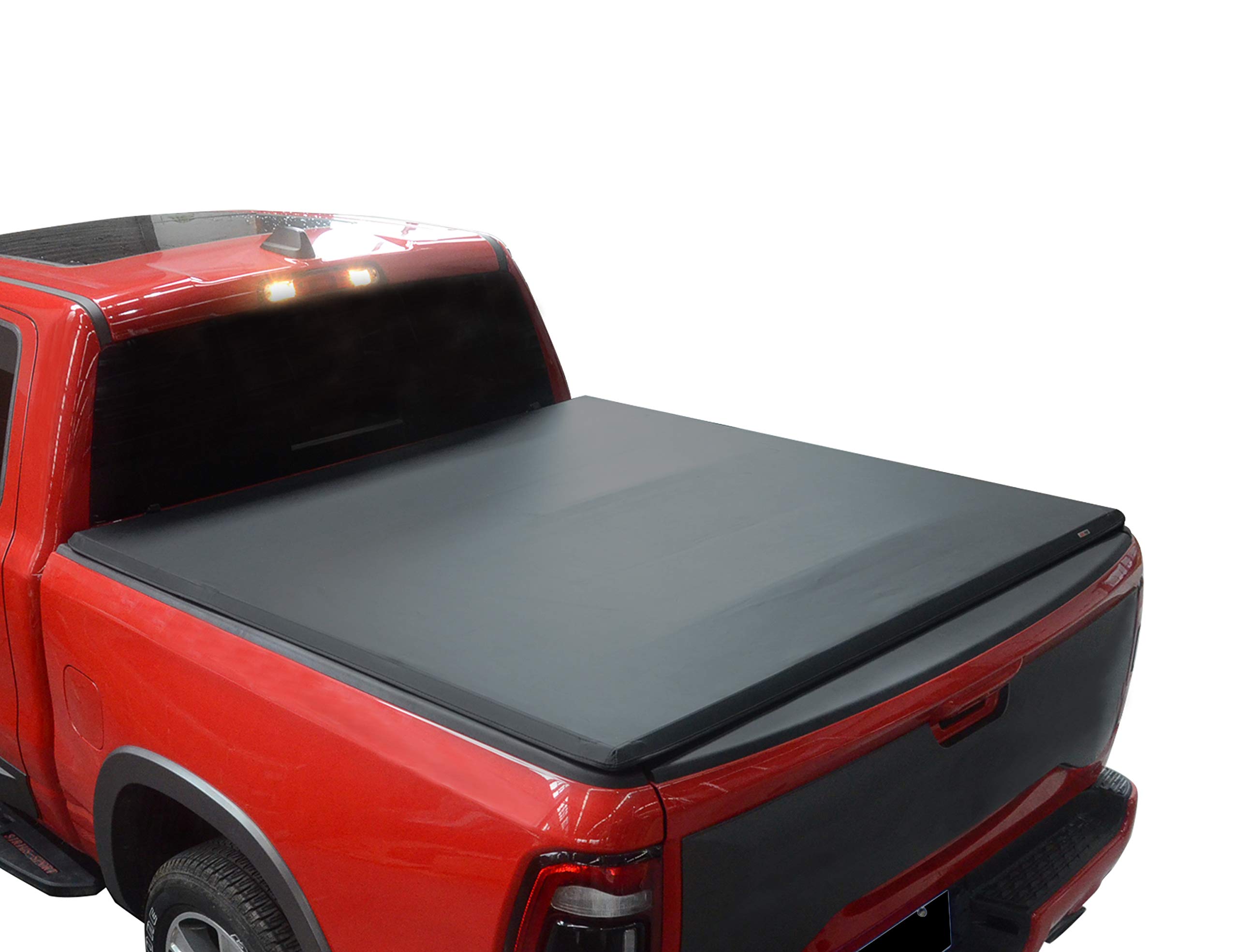 KSCPRO Soft Tri Fold Soft Folding Truck Bed Tonneau Cover Fits for 2019-2023 Ford Ranger 5ft New Body Style