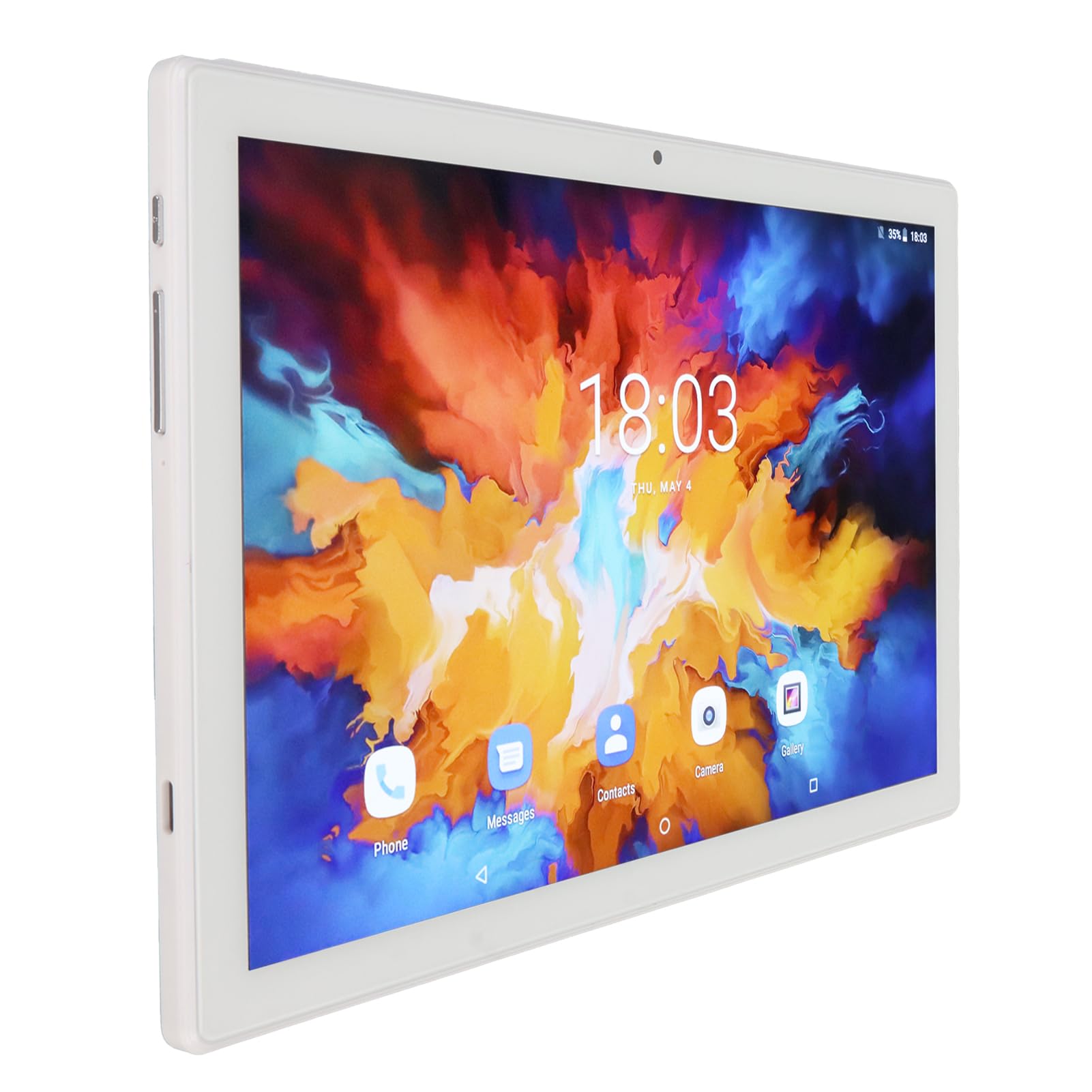 Luqeeg 10.1 Inch Tablet, Front 12MP Rear 24MP 2.4G 5G WiFi 12GB 256GB 100‑240V 4G LTE Tablet 5.0 with Earbuds for Work (US Plug)