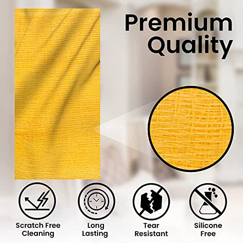 VEZAAM Tack Cloths - 12 Pcs, Remove Dust, Sanding Particles, Clean & Polish, Ideal for Woodworking & Painting, 18x36