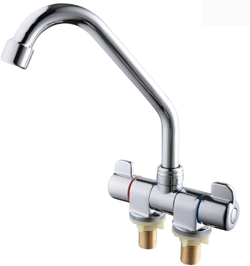 MASO High-end Folding Faucet Water Tap 360 Degree Cold and Hot Water for Home Kitchen Boat Yacht Camping RV Caravan