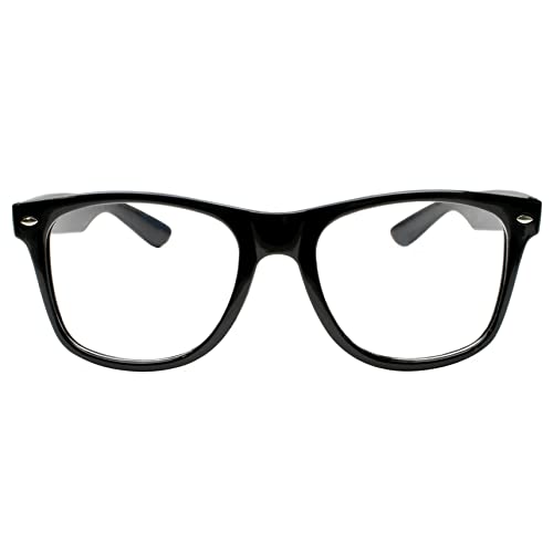 Kangaroo Fake Glasses - Retro Nerd Costume Glasses - Superhero Costume - Hipster Eyeglasses Clear Lenses