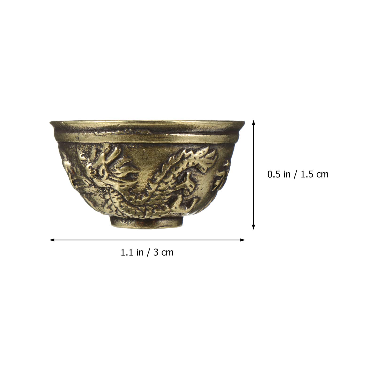 NUOBESTY Tibetan Buddhist Water Offering Bowl Decoration Bowl Great for Altar Use Ritual Use Incense Burner Smudging Bowl Buddha Worship Utensil